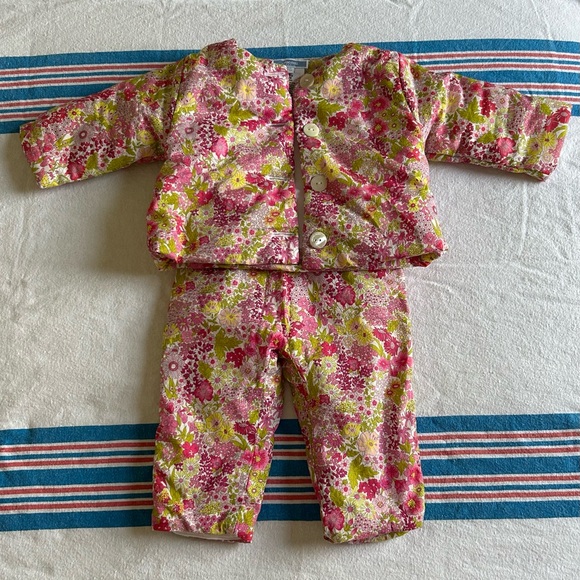 Jacadi | Jackets & Coats | Jacadi Floral Print Jacket And Pant Set 6 ...